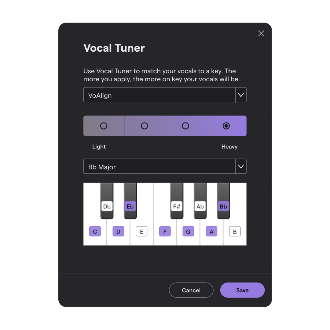 Soundtrap Vocal Tuner - Auto Pitch Correct Your Vocals Online